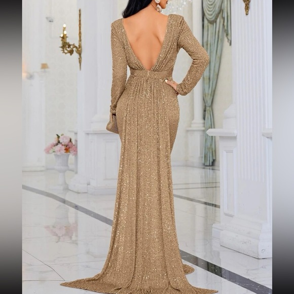 Dresses | Luxe April Cot Party Formal Evening Prom Wedding Mermaid Hem ...